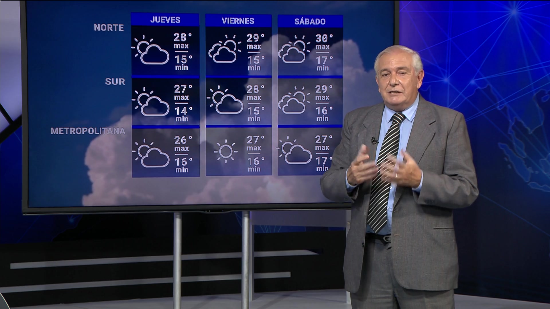 Actualización del pronóstico del tiempo 26 de marzo